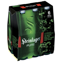 STEINLAGER PURE STUBBIES 6 PACK - Beer - BEER - IMPORTED - Aussie ...