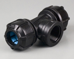 POLY COMPRESSION FITTINGS - POLY METRIC TEE- Poly x FI BSP - Perth ...